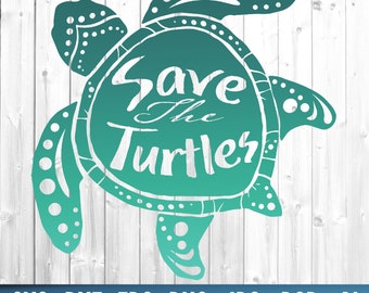 Sea Turtle Heart Svg - Etsy