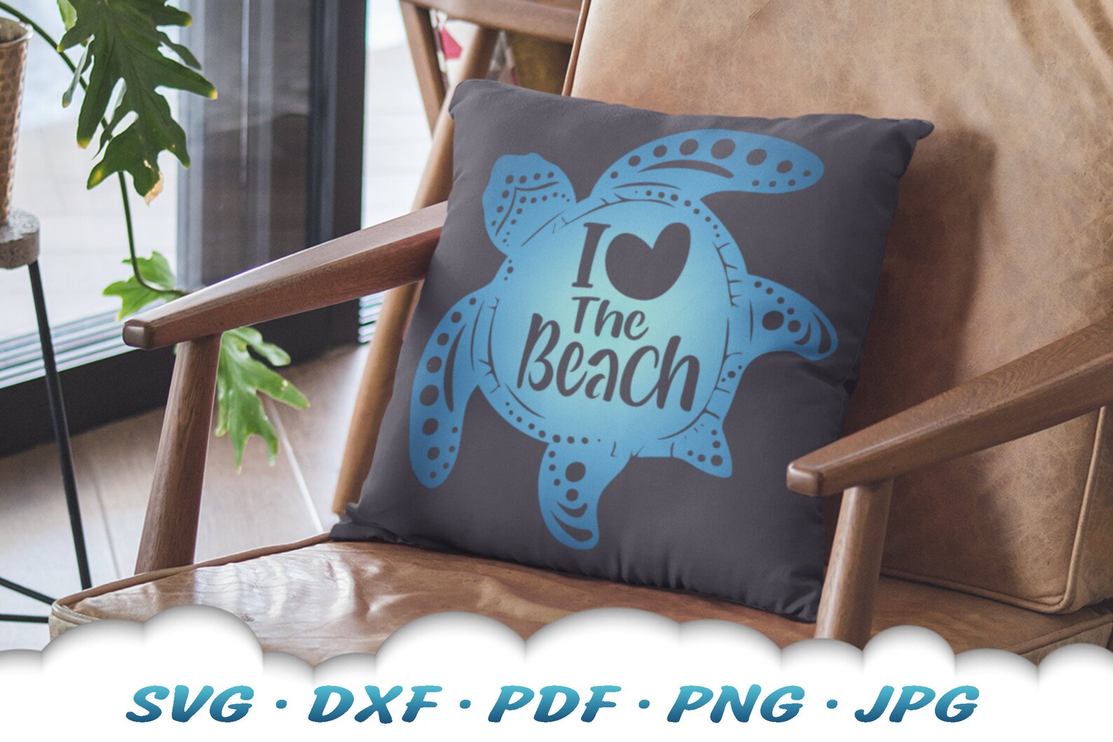 Beach Turtle Svg Files for Cricut Sea Turtle Svg I Love - Etsy