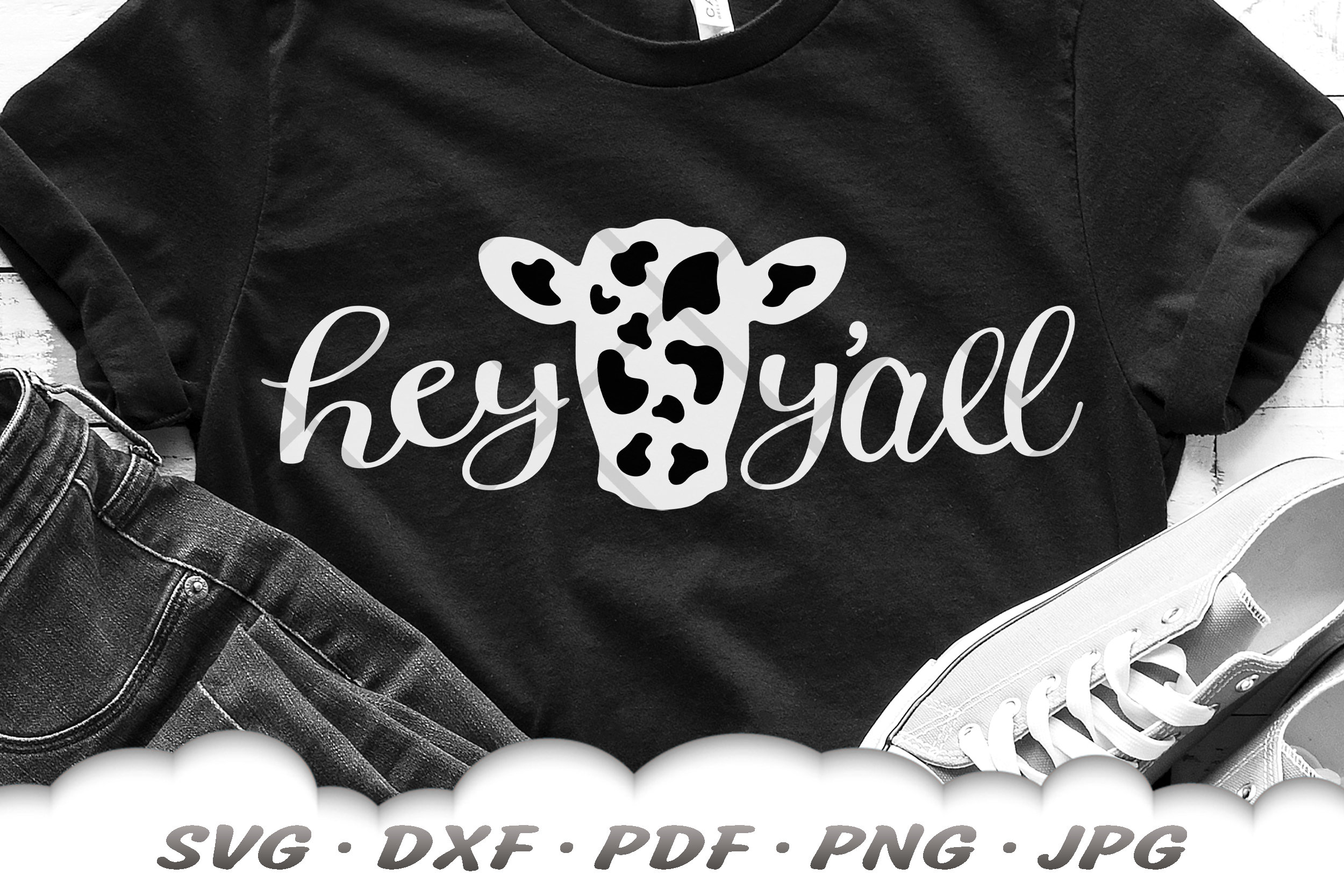 Hey Yall Cow SVG Cow Svg Cow Head Svg Cow Shirt Cow - Etsy Australia