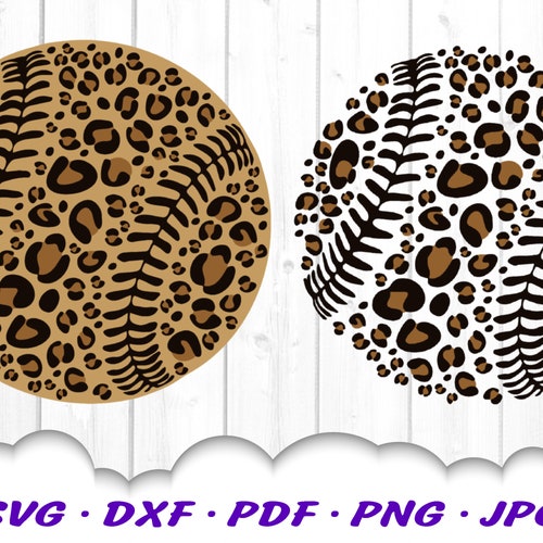 Leopard Baseball SVG Baseball SVG Files for Cricut Leopard - Etsy