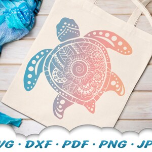 Mandala Beach SVG Bundle - Mandala Sea Turtle Svg - Beach Svg Files for ...