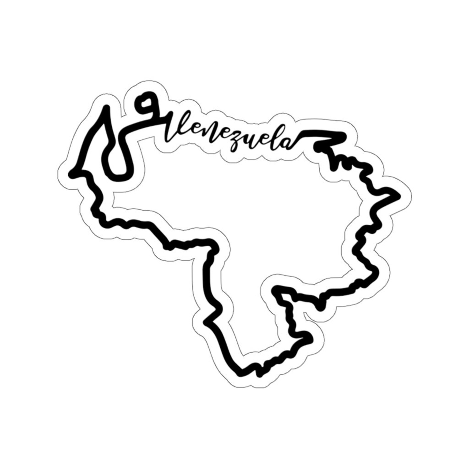 Venezuela outline | Venezuela Cursive | Venezuela design | Venezuela ...