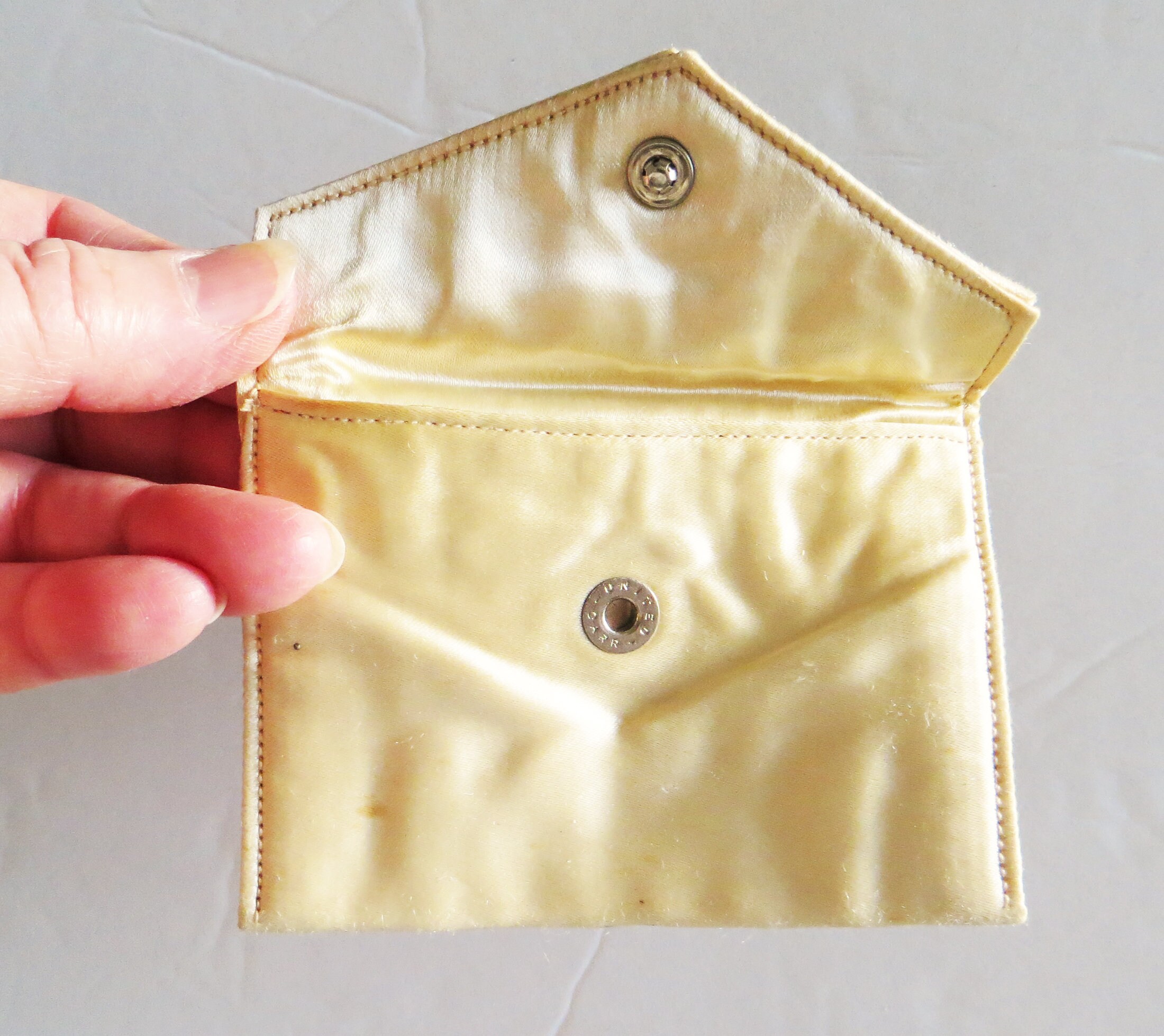Four Vintage Small Purse Pouches, for Coins or Mirror to Insert Inside ...