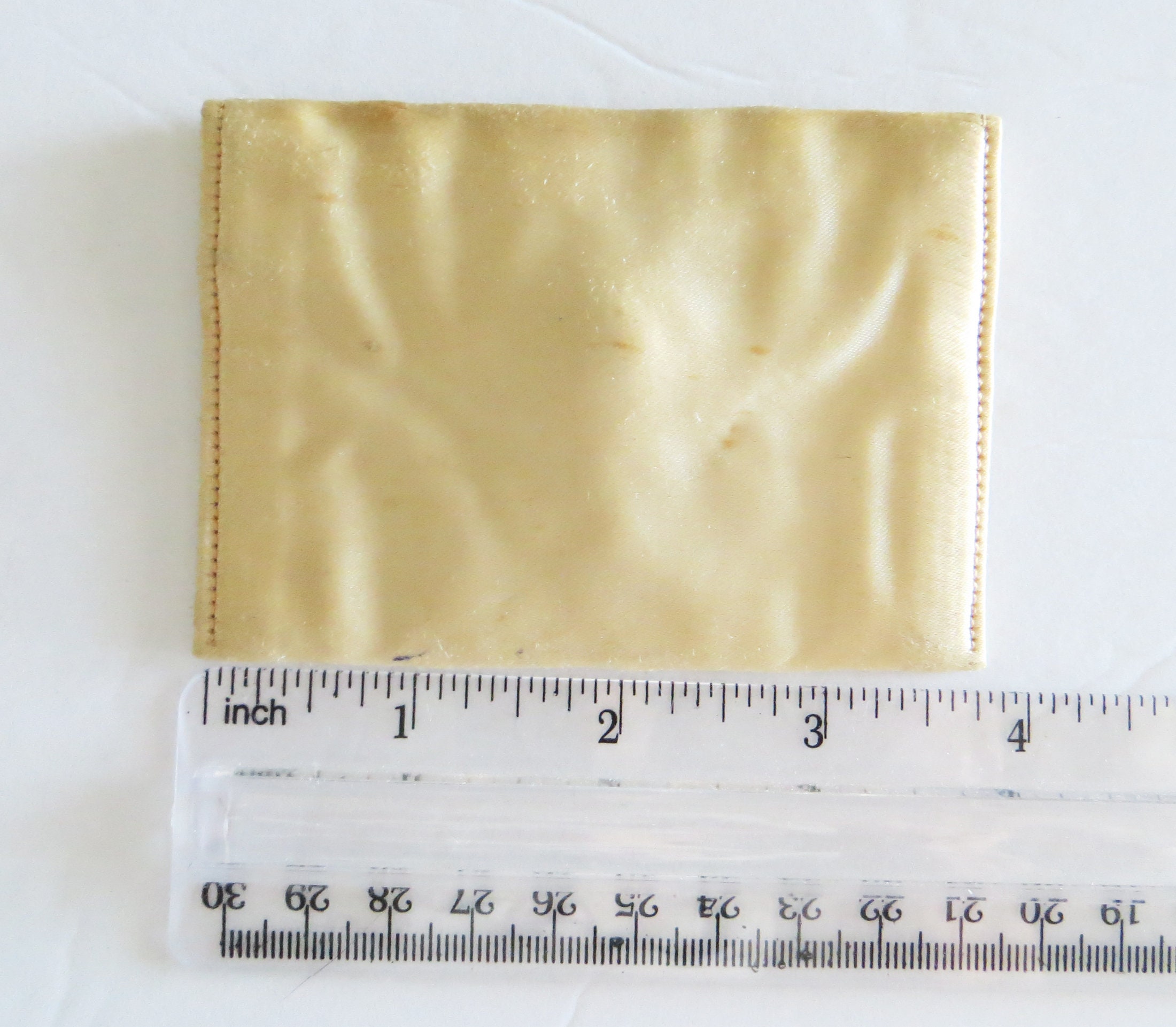 Four Vintage Small Purse Pouches, for Coins or Mirror to Insert Inside ...