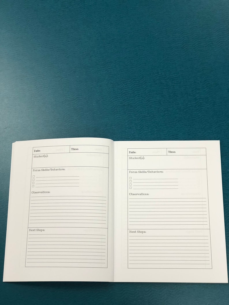 Teacher Record Keeping Book: Observation and Communication Log - Etsy