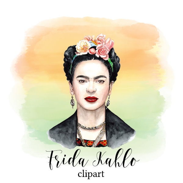 Frida Watercolor - Etsy Frida Watercolor - Etsy