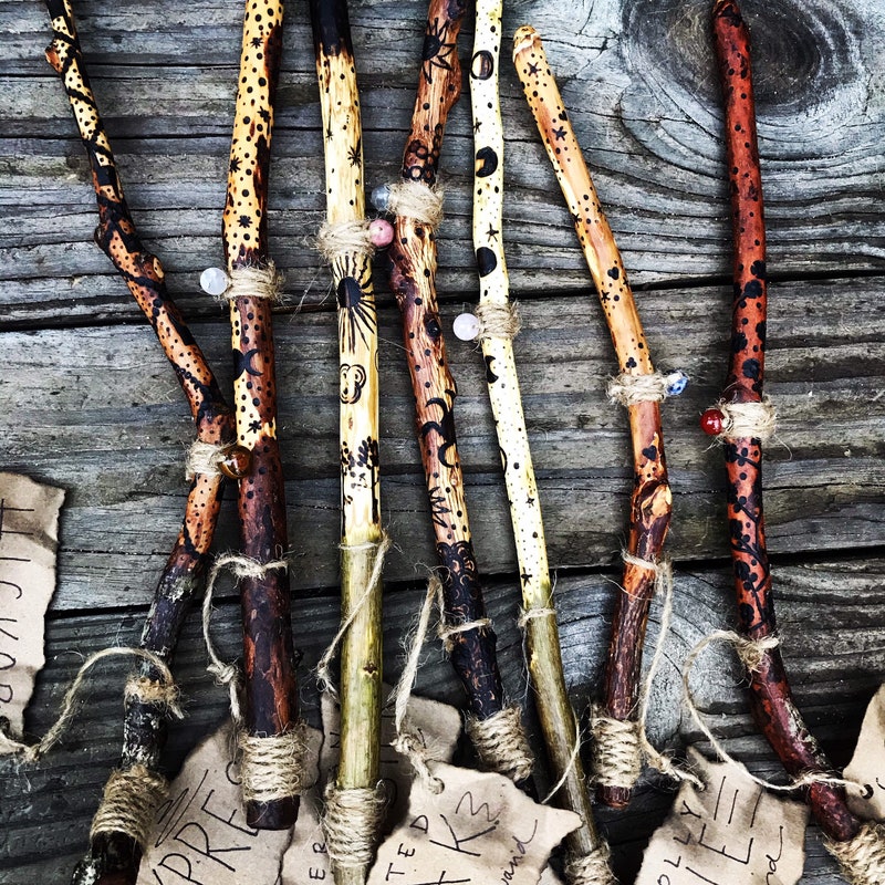 Wiccan Wand - Etsy