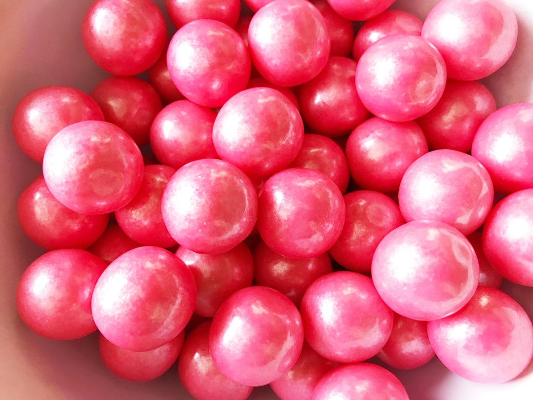 Gum Balls - Pink Shimmer (1 Inch) - Etsy