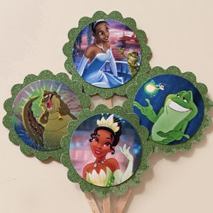 Princess Tiana * Cupcake Toppers - Etsy