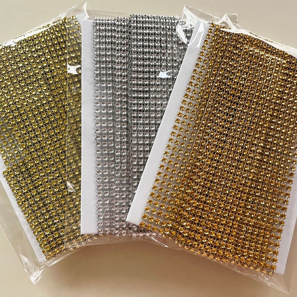 Rhinestone Mesh - Etsy