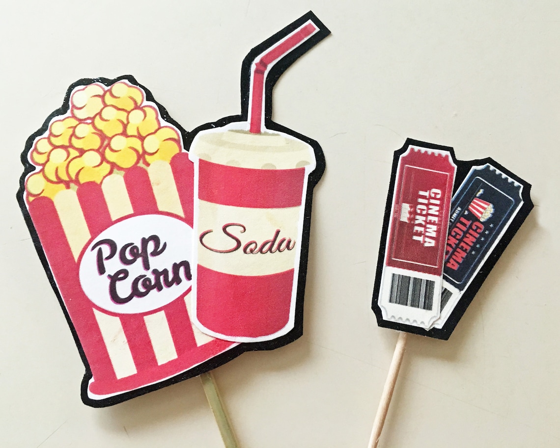 Movie Theme Cake Topper - Etsy