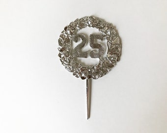 30 Pearl Years Cake Topper / Wedding Anniversary Party Decor / White 30 ...