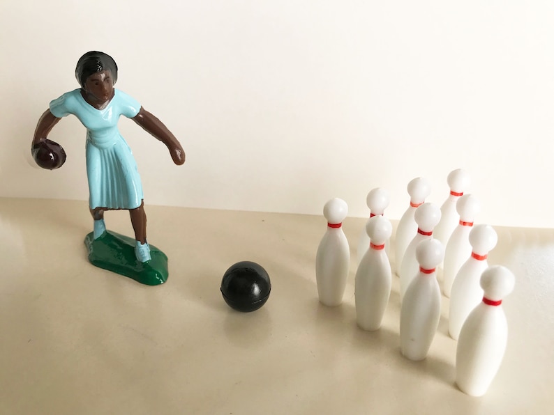 Sports - Bowling W/ Pins (afro/america-female) - Etsy