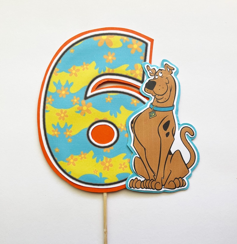Scooby & Number * Cake Toppers - Etsy