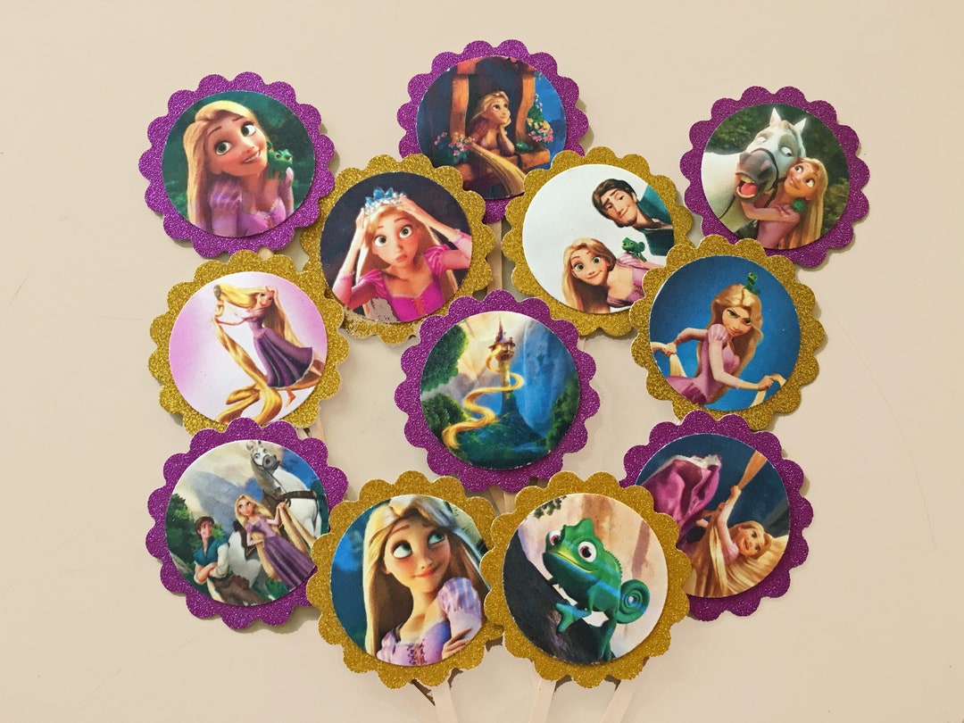 Princess Rapunzel * Cupcake Toppers - Etsy