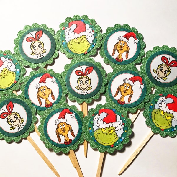 Grinch Tree Toppers - Etsy