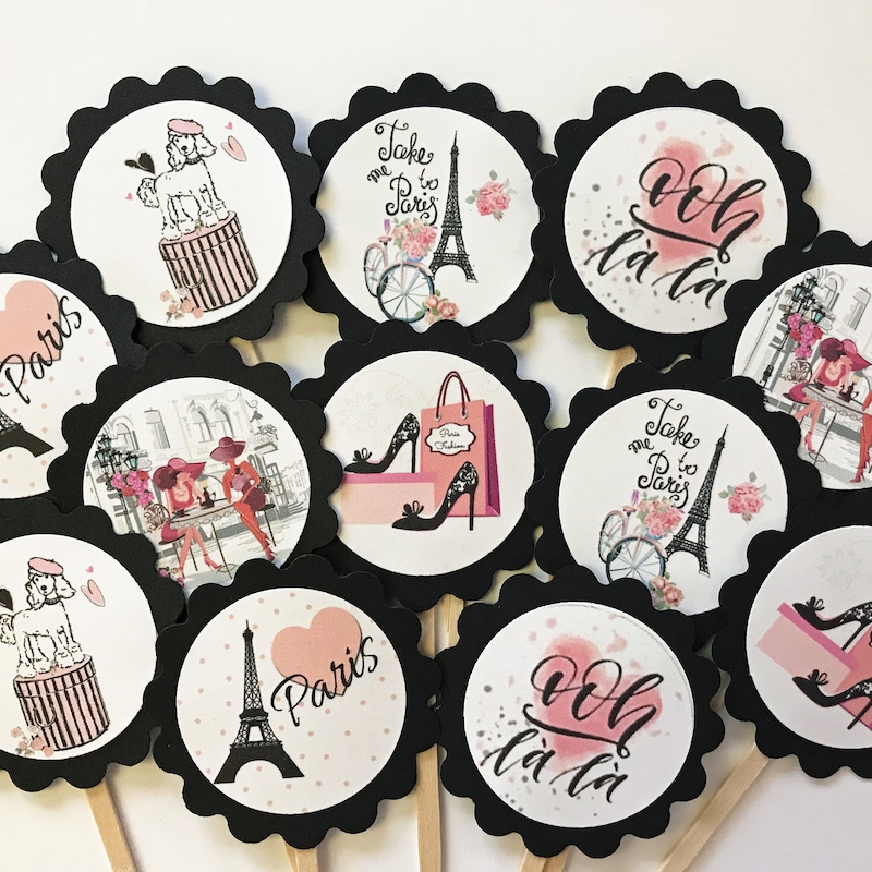 Paris Cake Topper - Etsy