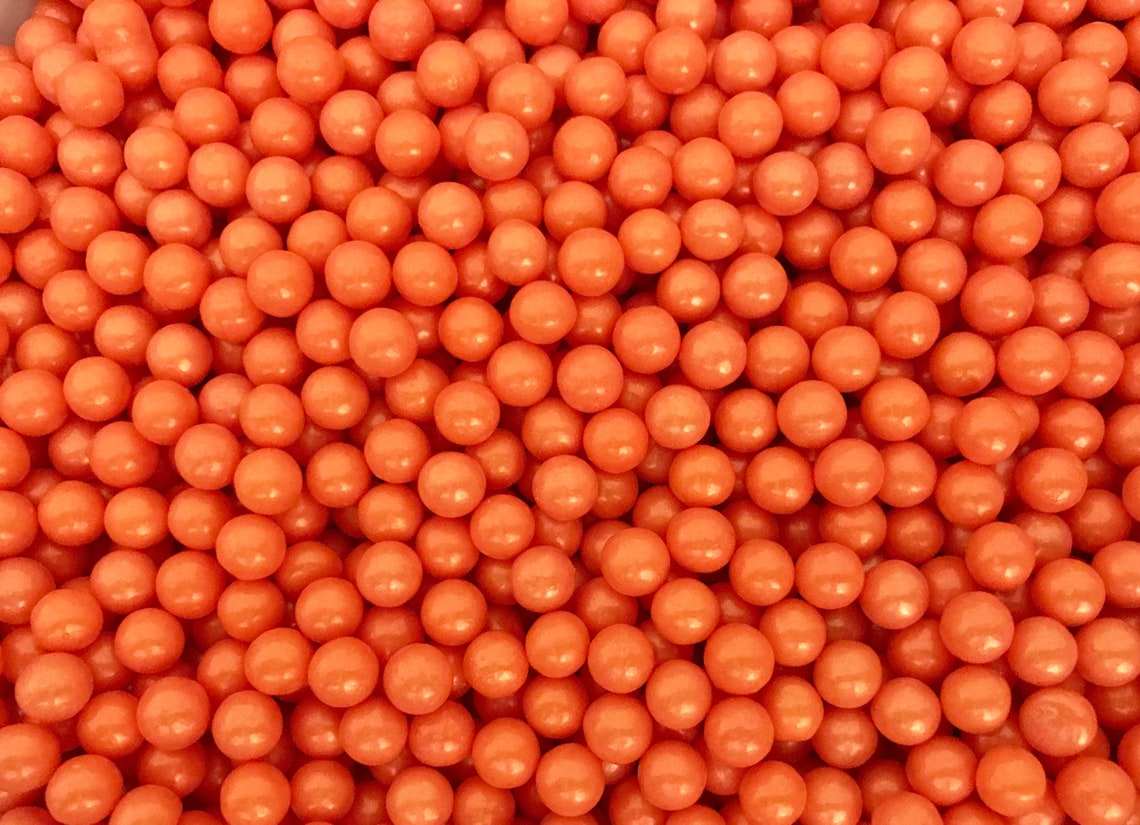 Sprinkles Orange handy Candy Pearls - Etsy