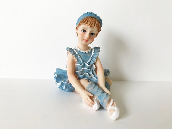 Ballerina in Blue Cake Topper | Etsy