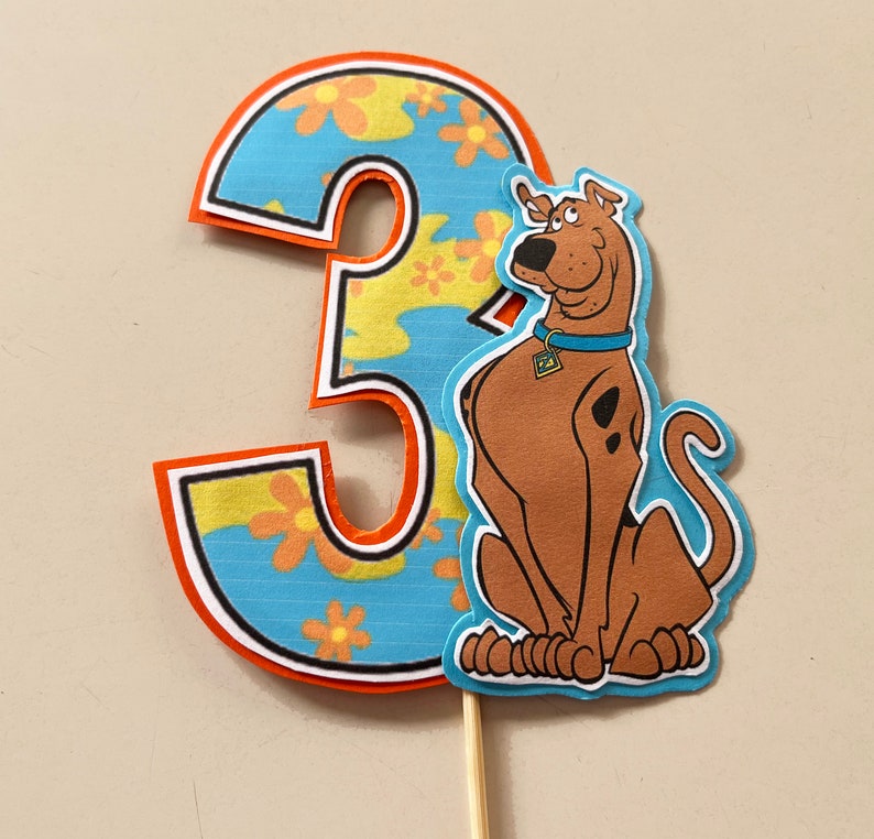 Scooby & Number * Cake Toppers - Etsy