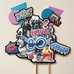 80's Theme * Cake Toppers - Etsy
