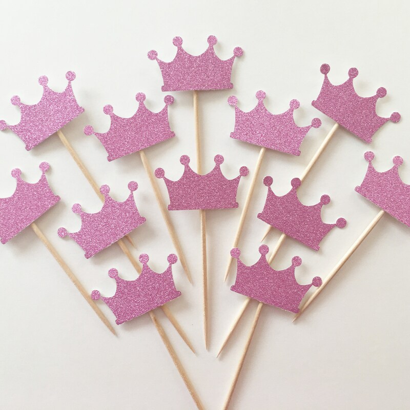 Crown Cupcake Topper - Etsy