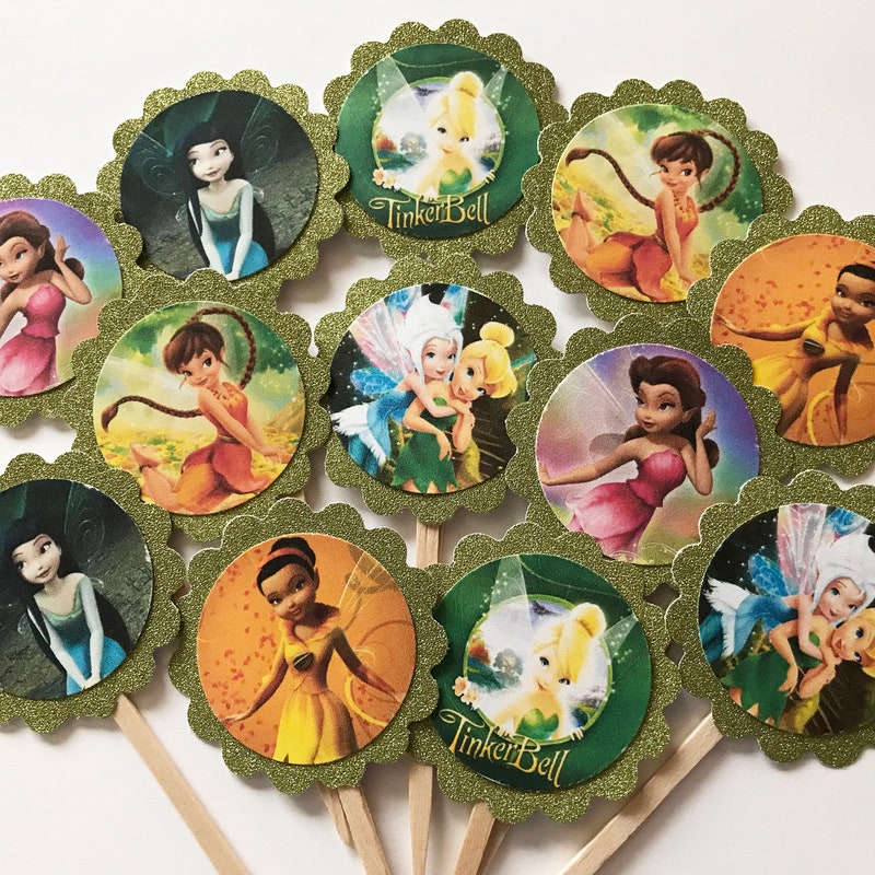 Tinkerbell Cake Toppers - Etsy