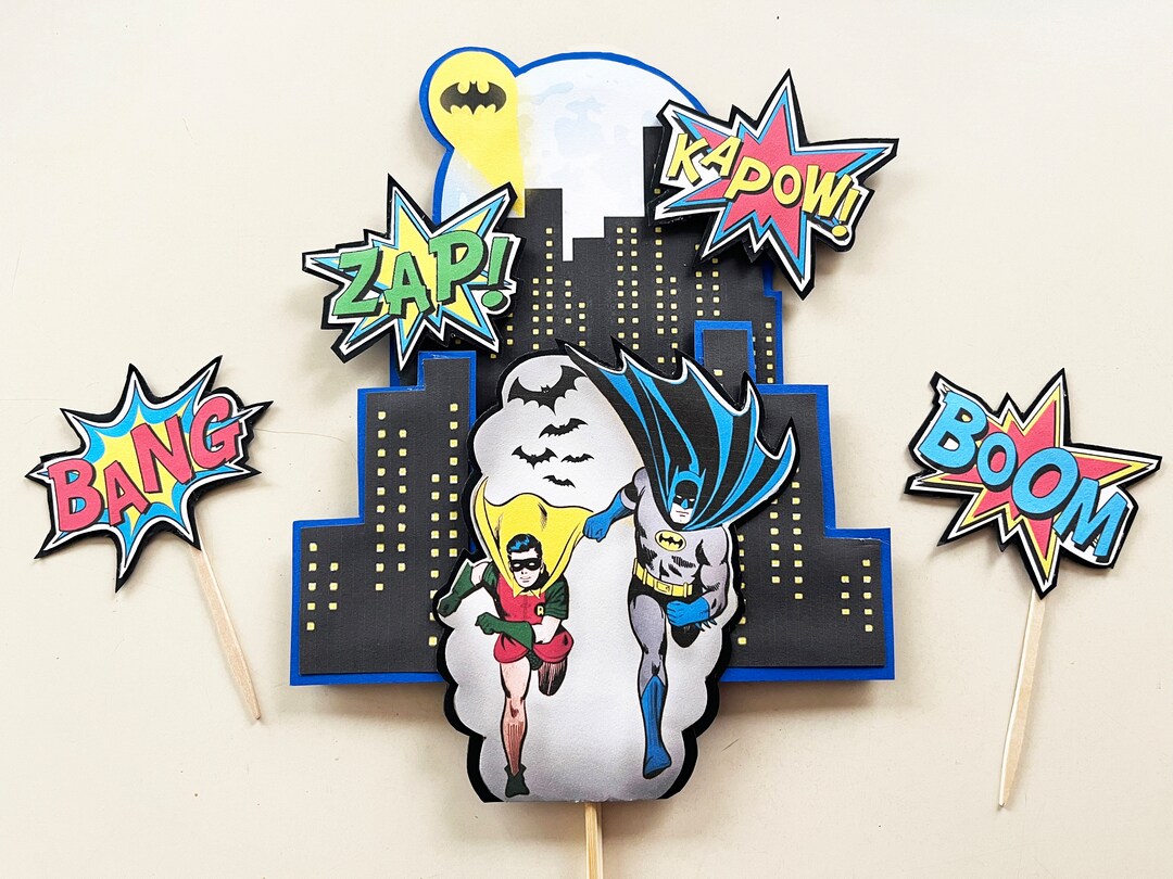 Super Hero Cake Topper-design #1 - Etsy