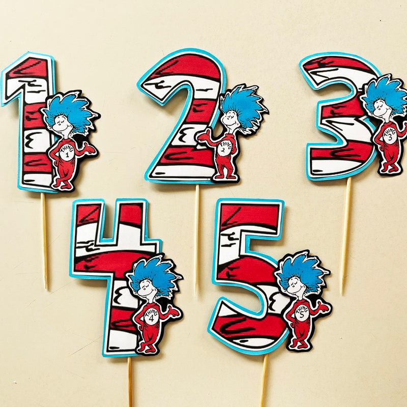 Thing 1 Font - Etsy