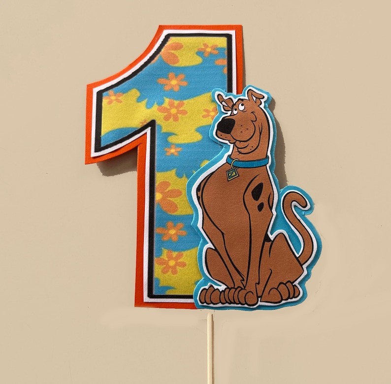 Scooby & Number * Cake Toppers - Etsy