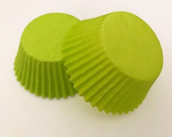 Solid Green Cupcake Liners Kelly Green Greaseproof Baking Cups 36 Count ...