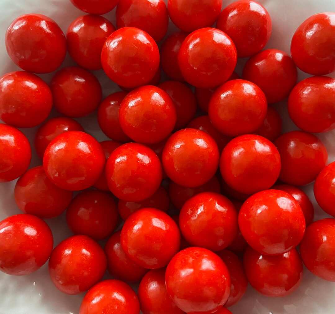 Gum Balls - Red ( 1 Inch) 25 per Package. - Etsy