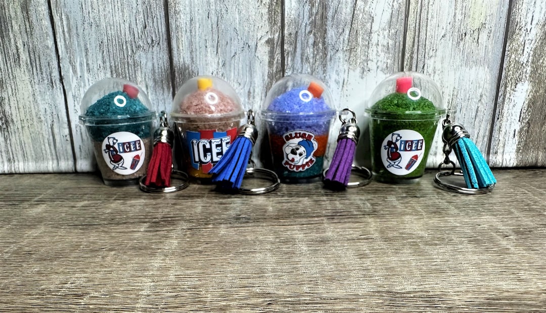 Icee Keychains, Slush Puppies Keychain, Keychains, Tassle Keychains - Etsy
