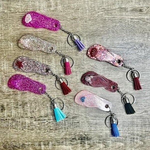 Flip Flop Keychain - Etsy