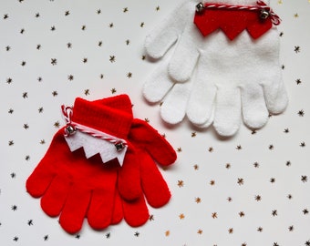 Magic Elf Gloves Elf Gloves Magic Elf Kid Gloves Christmas Elf Elf ...