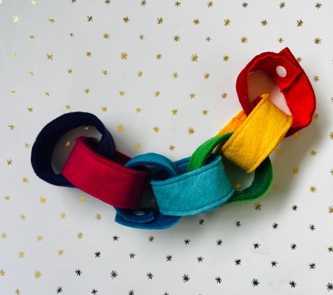 Reusable Celebration Flip Chain - Rainbow Flip Set (7 Links) - Etsy