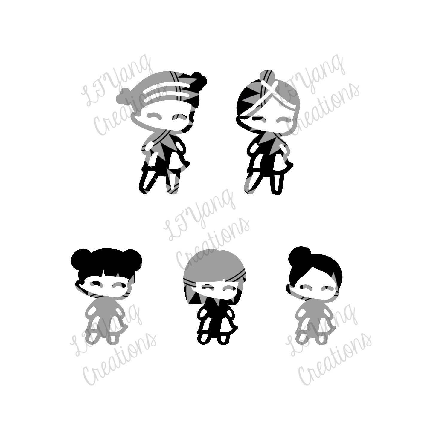 Hmong SVG Print Printable Digital Card Diy Bookmark | Etsy