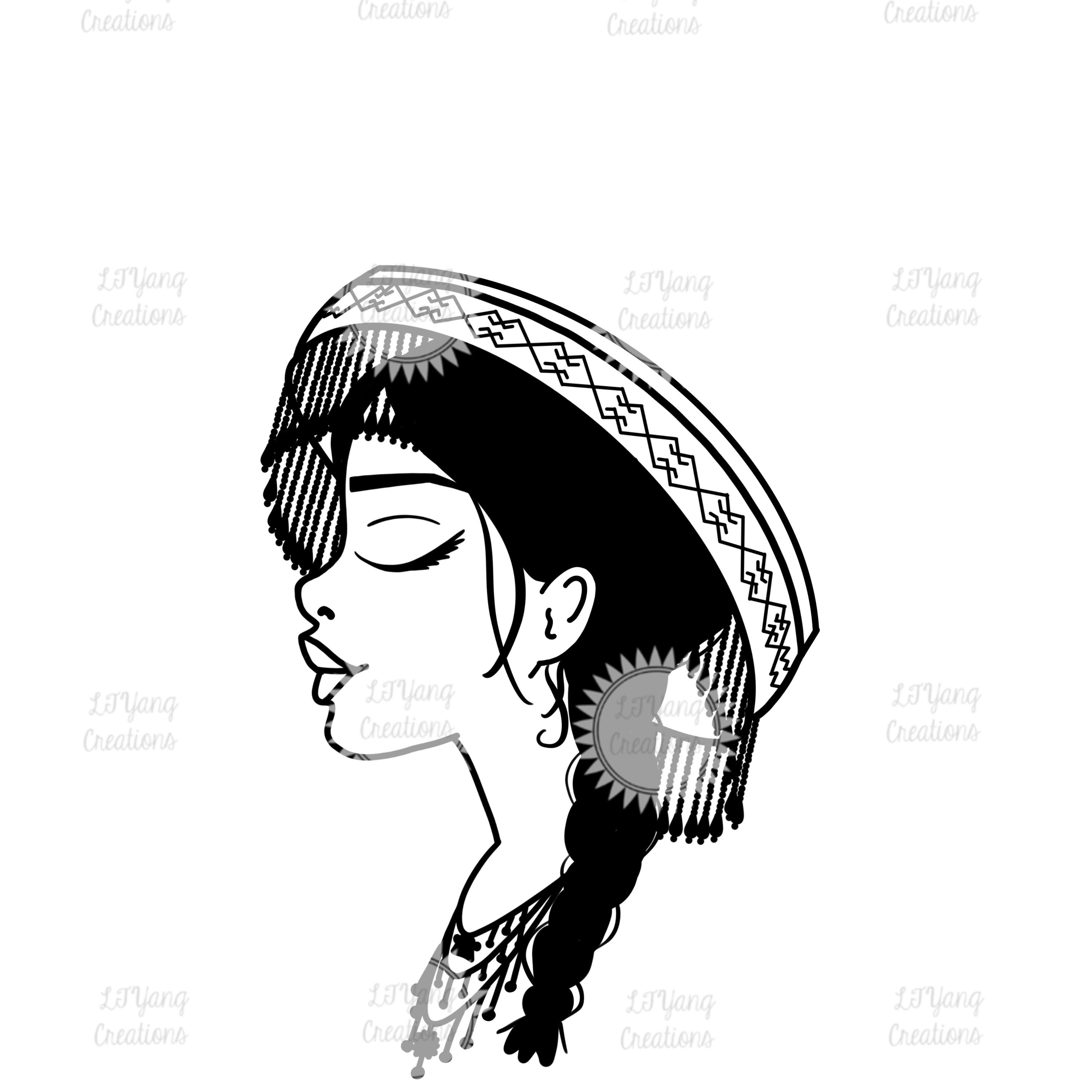 Hmong Women 4 | Hmong Svg | Digital | Cricut | Hmong | Svg | Png - Etsy