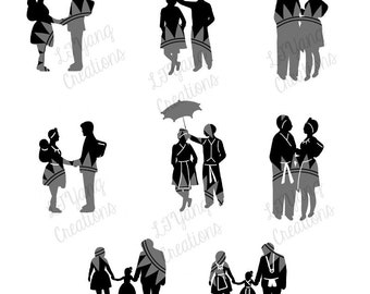 Hmong Silhouette Svg - Etsy