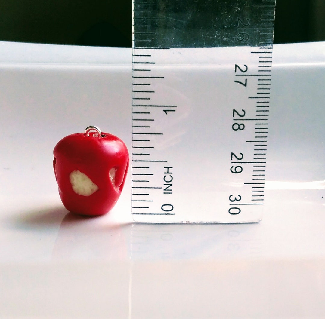 Sherlock IOU Apple Charm | Glow-in-the-dark Polymer Clay Charm ...