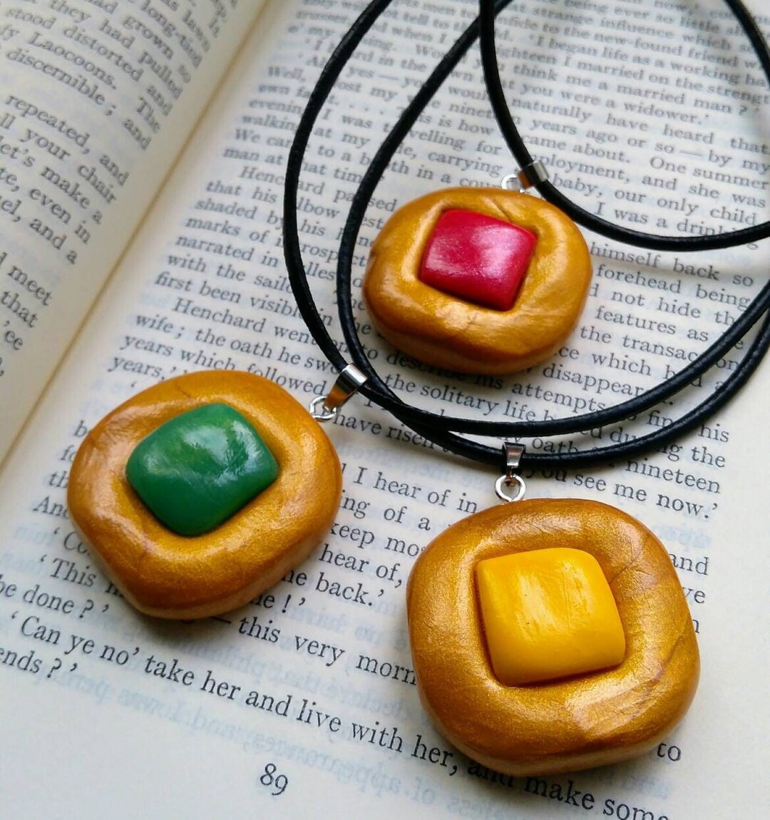 The Road to El Dorado Polymer Clay Golden Necklace Replica Cosplay ...