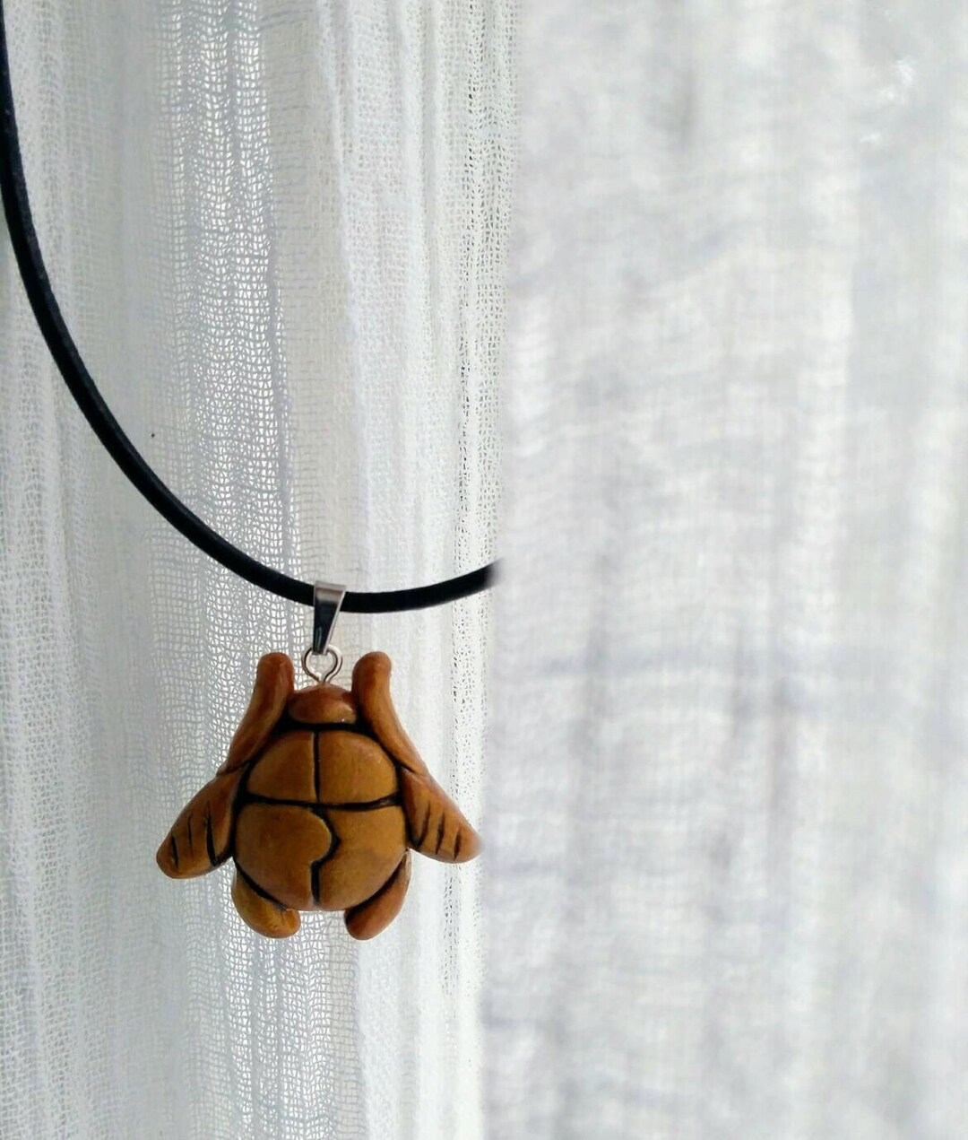 Aladdin Golden Scarab Beetle Necklace Polymer Clay Replica Cosplay Prop ...