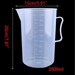 2000ml 2-liter Polypropylene Pouring Beaker Silicone Measuring Cup ...