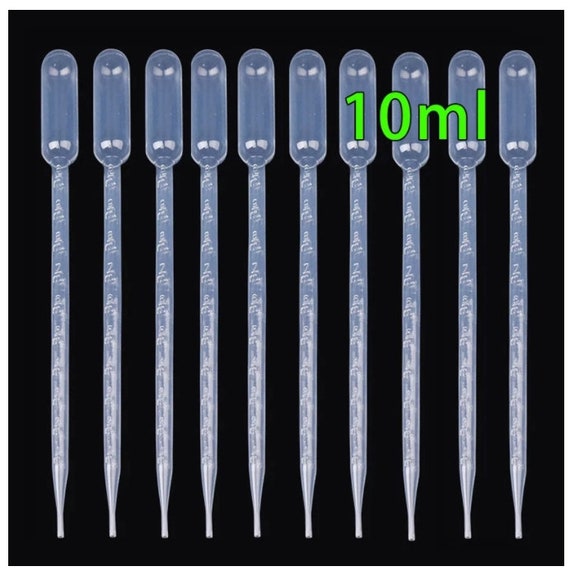10ml Disposable Polyethylene Eye Dropper Set Transfer Science - Etsy