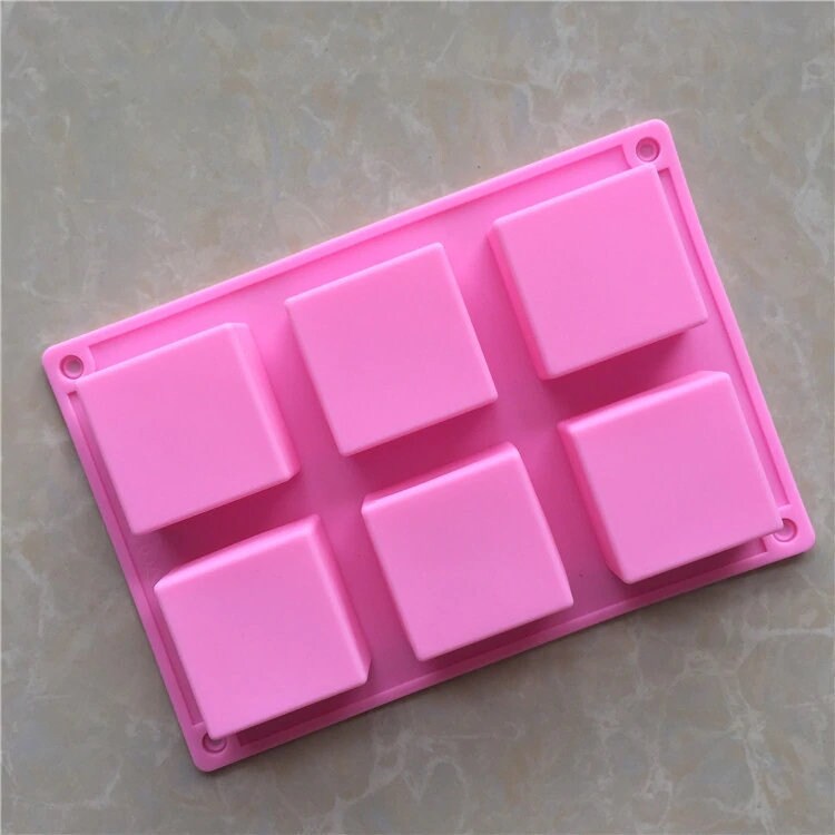 6 Right Rectangle Shaped Silicone Molds Resin/eproxy Crafts Chocolate ...