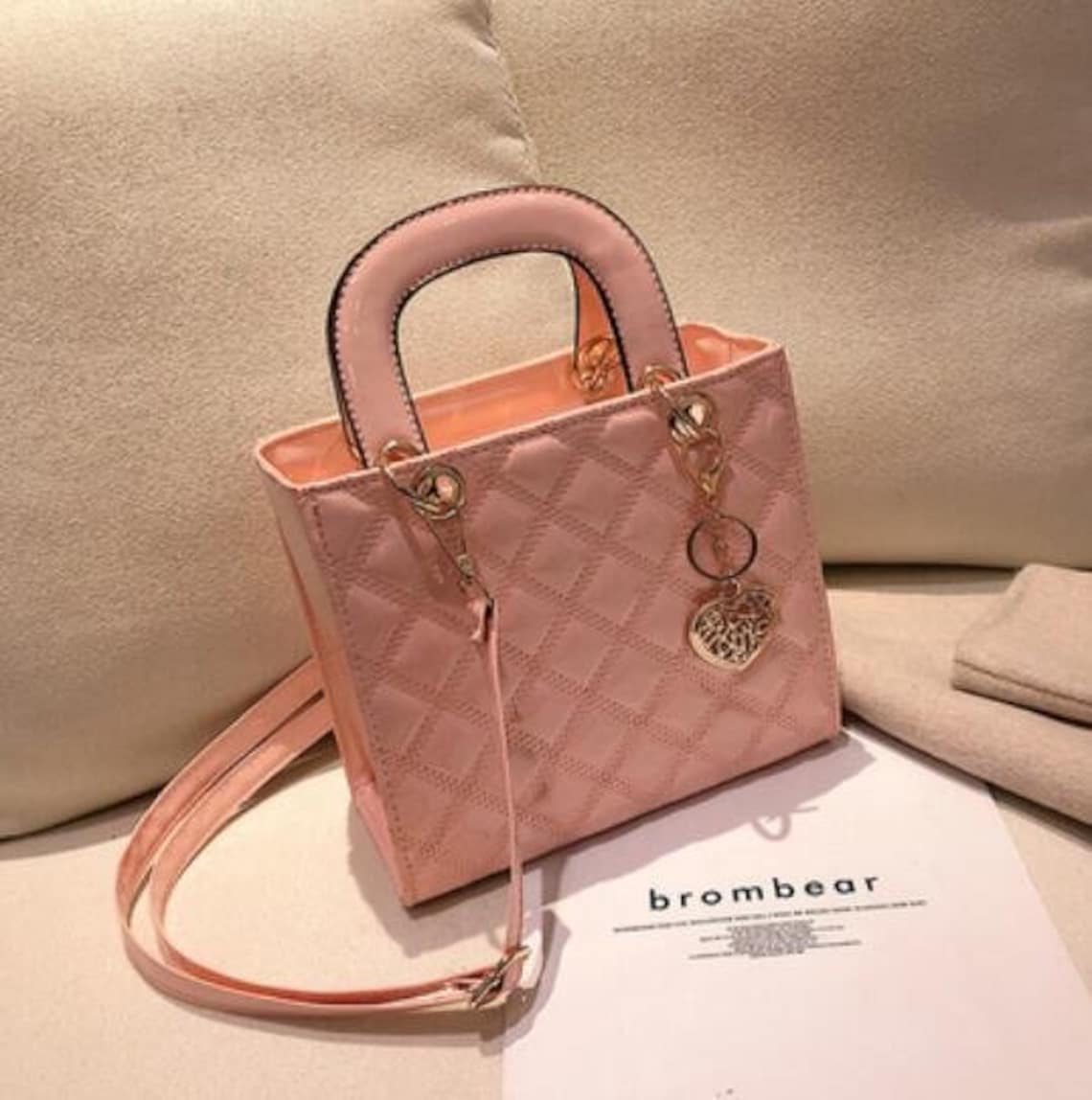 Bolso de mano marca de lujo 2021 Moda Nueva piel de charol de | Etsy