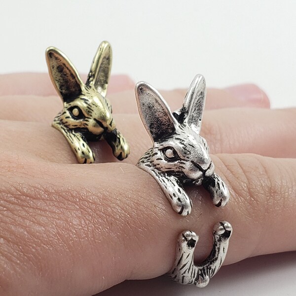 Rabbit Ring - Etsy