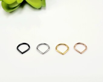 16 G Septum Ring Septum 16g 16 Gauge Nose Ring Septum Ring - Etsy