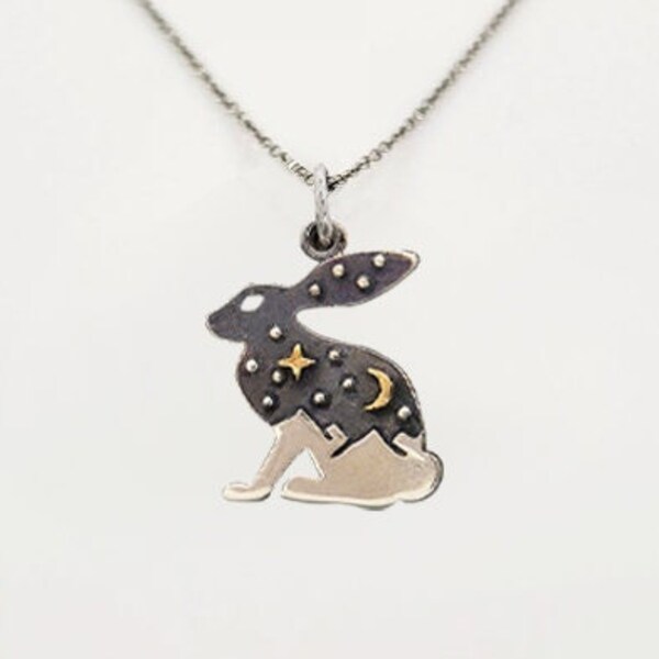 Bunny Necklace - Etsy