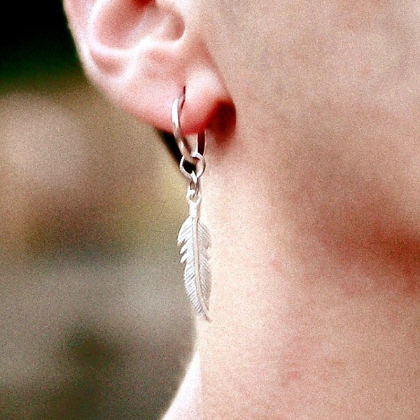 Sterling Silver Feather - Etsy